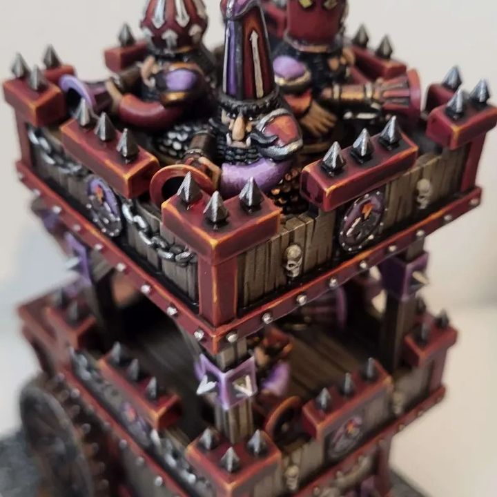 3D Printable Anvilbreakers- Dwarfs of Chaos Juggernaut by Tom Wiggins