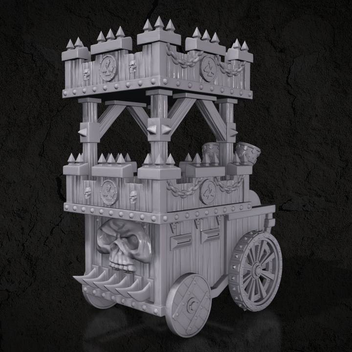 3D Printable Anvilbreakers- Dwarfs of Chaos Juggernaut by Tom Wiggins