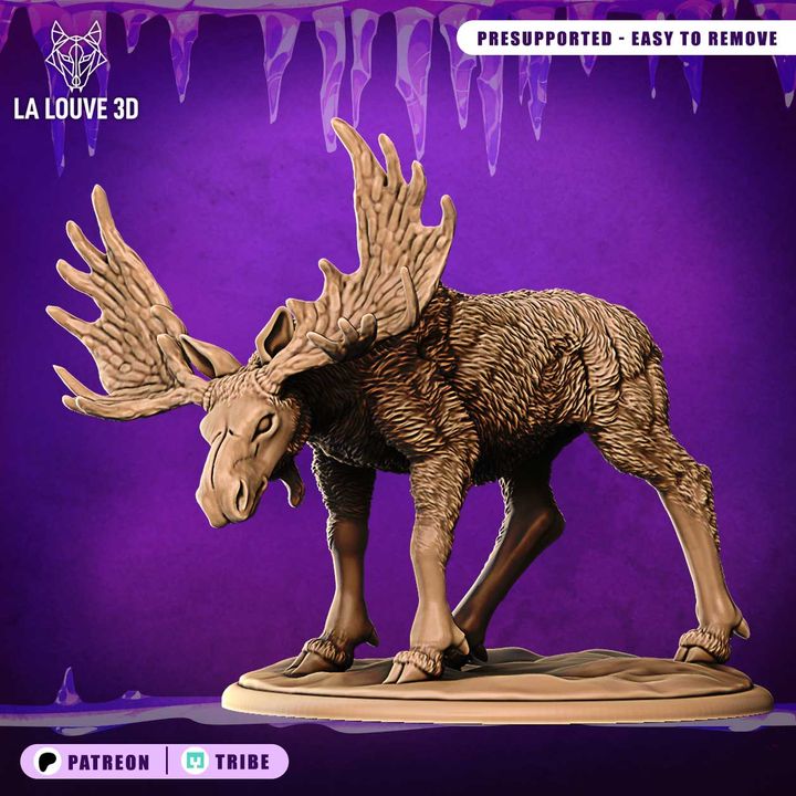 3D Printable Moose by La Louve 3D