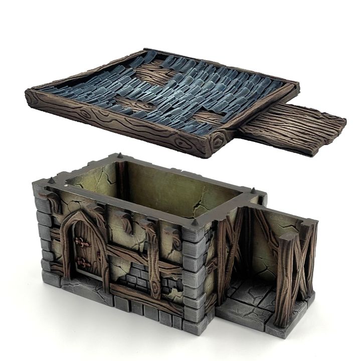 3D Printable The Storehouse - Medieval Storage Building - The Hamlet of ...