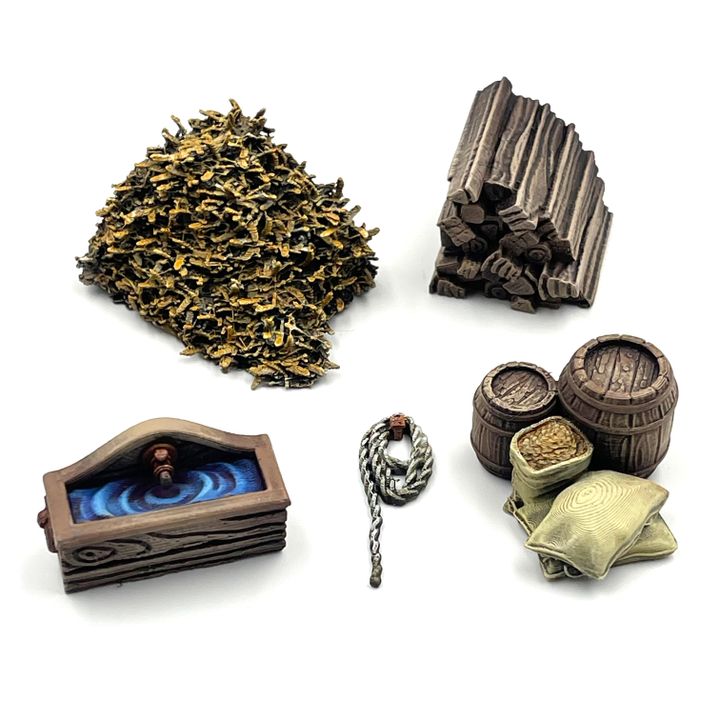 3D Printable The Storehouse - Medieval Storage Building - The Hamlet of ...