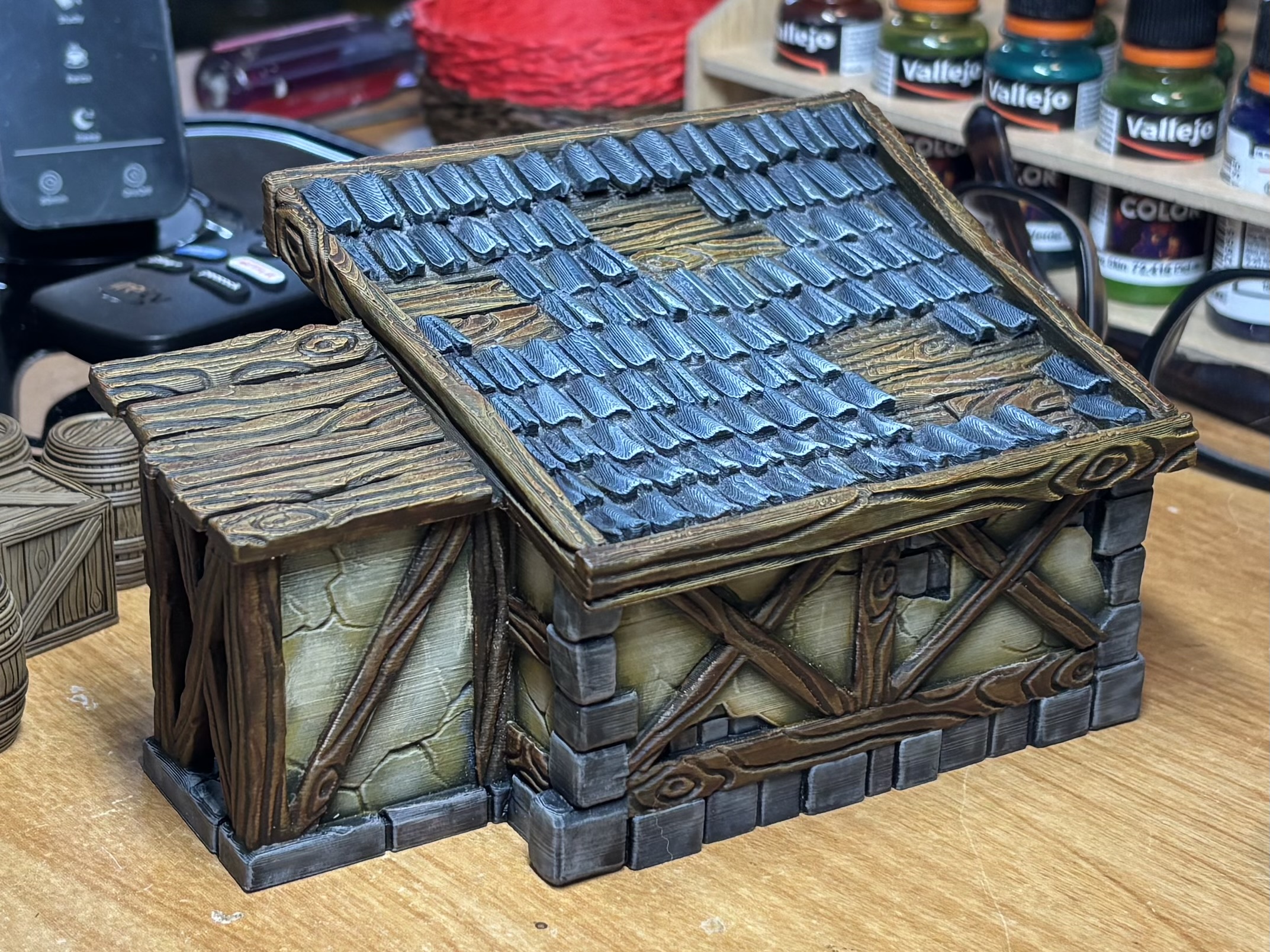 3D Printable The Storehouse - Medieval Storage Building - The Hamlet of ...