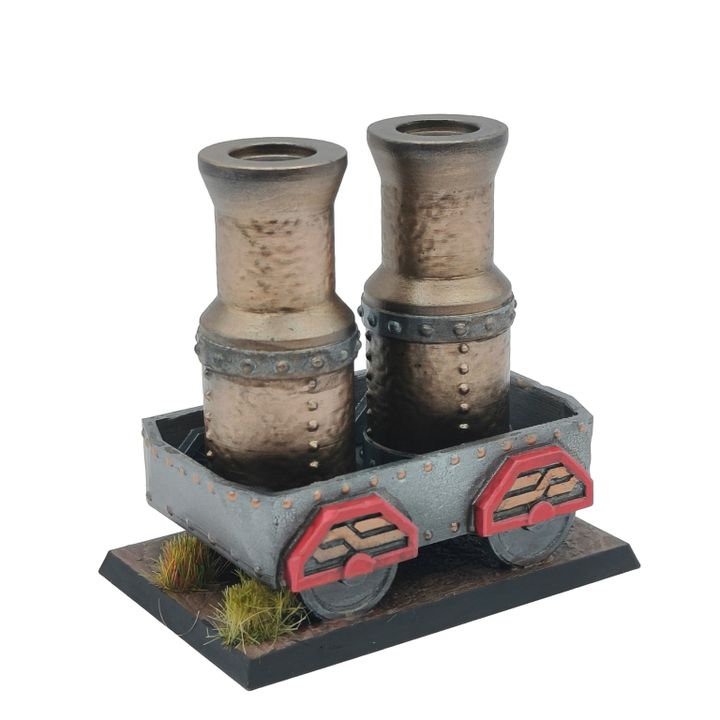 3D Printable Dwarven Mountain Terrain - Steam Boat Funnel Unit Filler ...