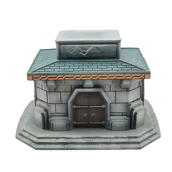 3D Printable Dwarven Mountain Terrain - StoneHold Crypt by Laser Terrain