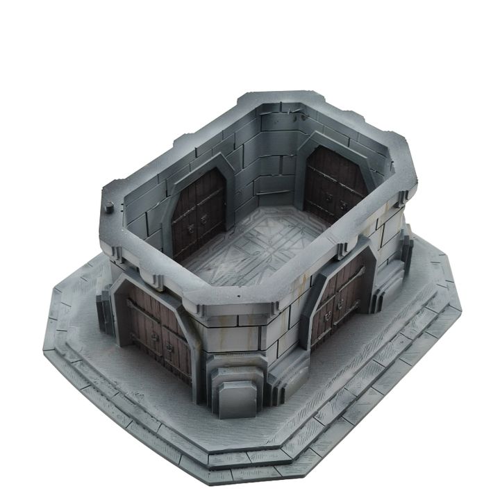 3D Printable Dwarven Mountain Terrain - StoneHold Crypt by Laser Terrain