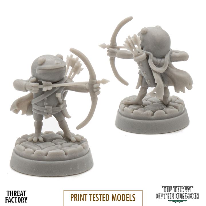 3D Printable Bullywug rogue or ranger by Threat Factory