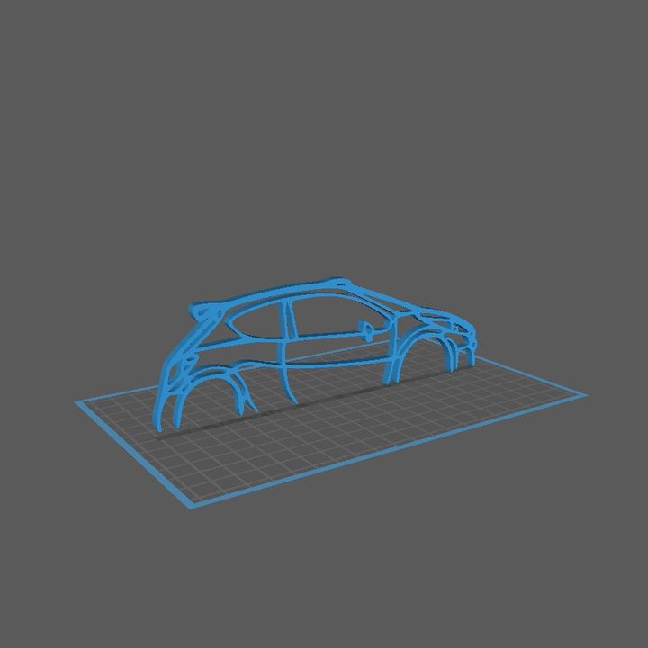3D Printable Peugeot - 207 S2000 by Paul Wust