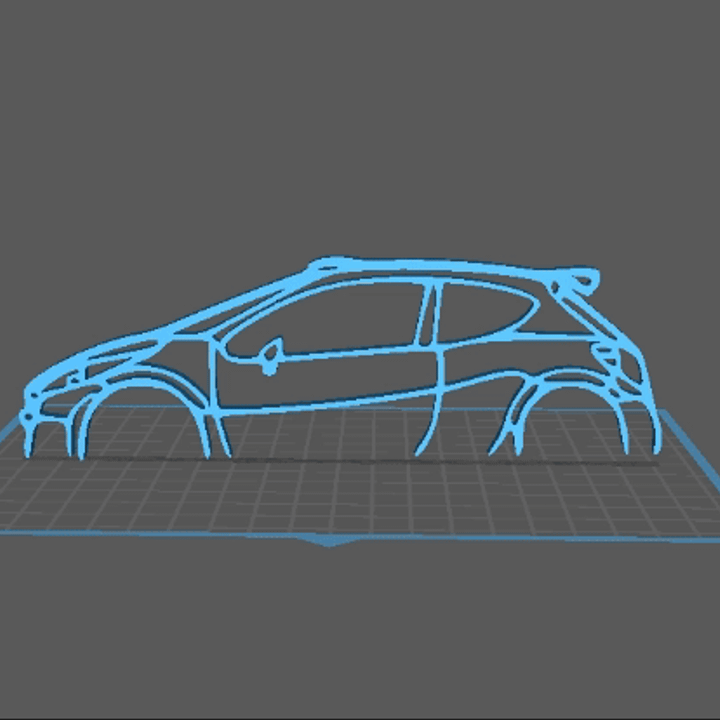 3D Printable Peugeot - 207 S2000 by Paul Wust
