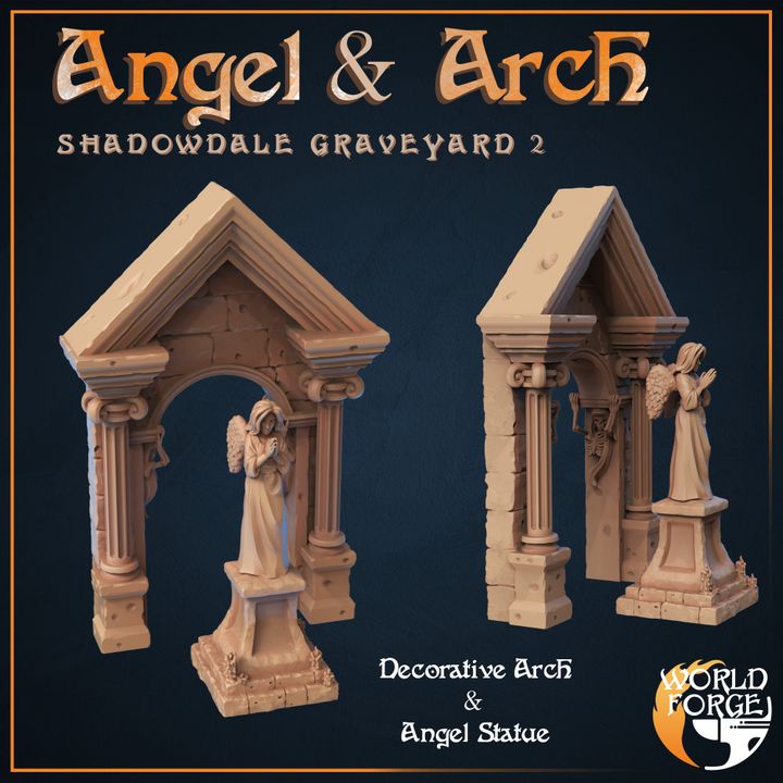 3D Printable Shadowdale Graveyard 2 Collection by World Forge Miniatures