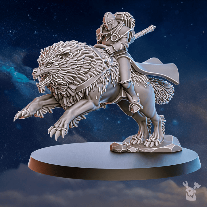 3D Printable Stormpride Wolf Riders by dakkadakka.store