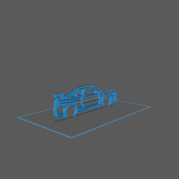3D Printable Nissan - GTR Classic by Paul Wust