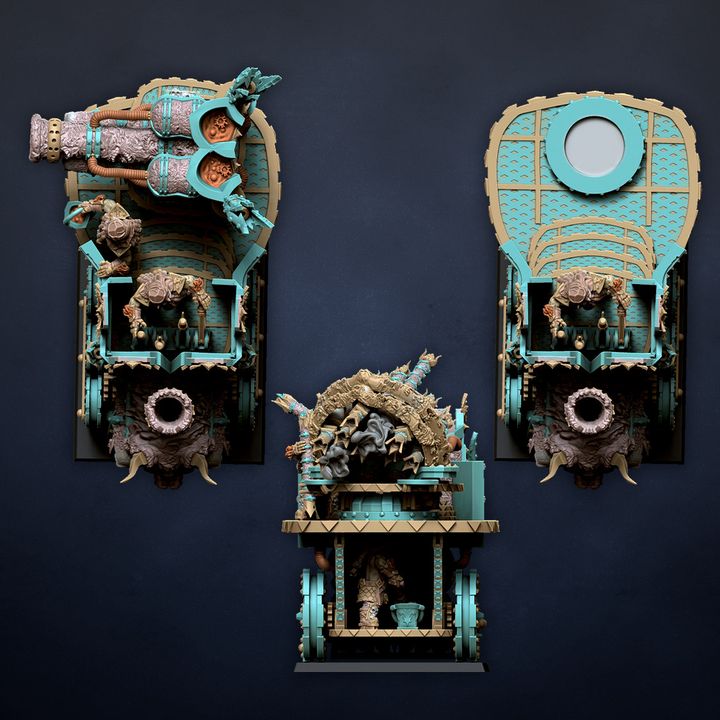 3D Printable Infernal Engine by Dragon's Lake Miniaturas