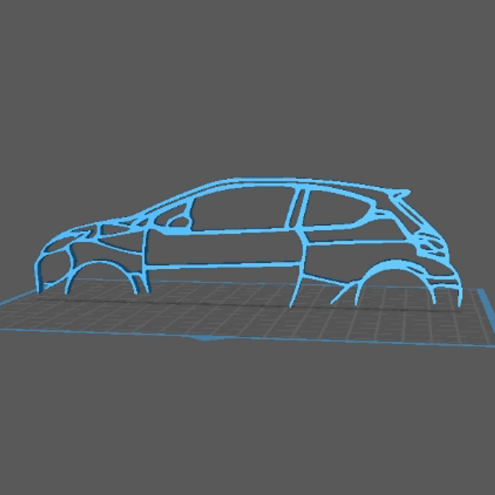 3D Printable Peugeot - 208 GTI by Paul Wust