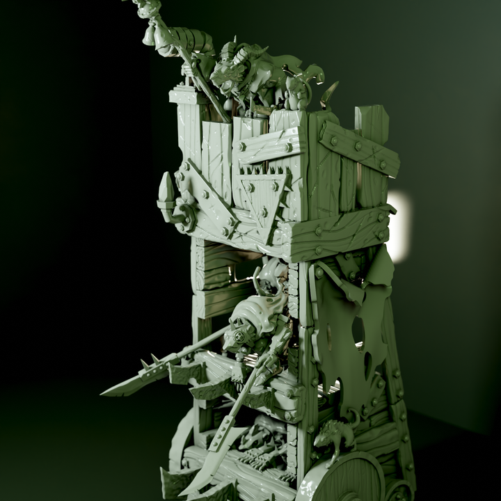 3D Printable Vermin War Tower by Raymond Svejd