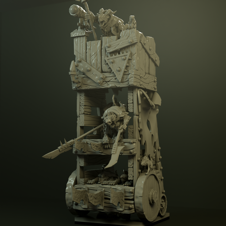 3D Printable Vermin War Tower by Raymond Svejd