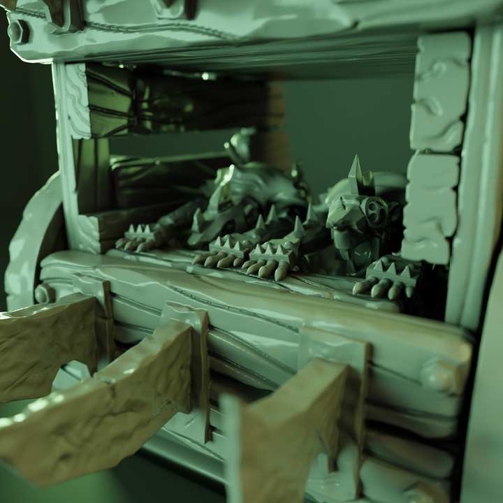 3D Printable Vermin War Tower by Raymond Svejd