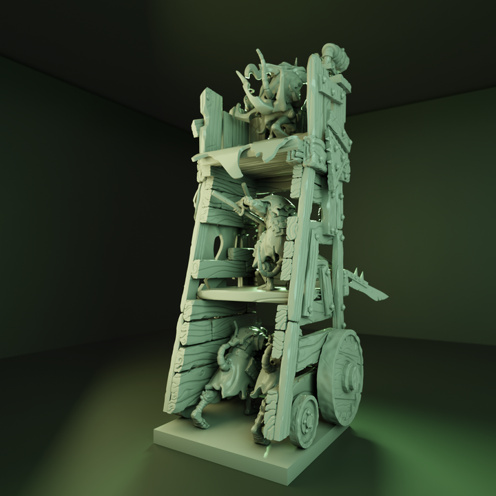 3D Printable Vermin War Tower by Raymond Svejd