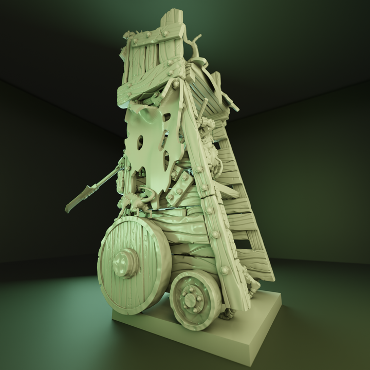 3D Printable Vermin War Tower by Raymond Svejd
