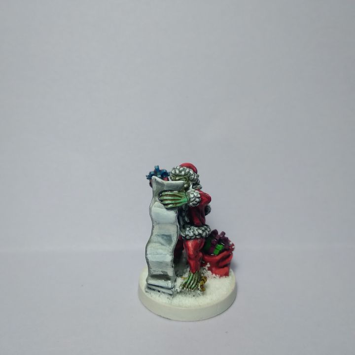 3D Printable Santa Goblin by Alboran's Heroes