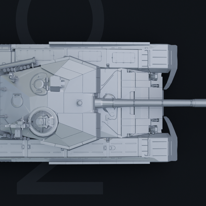 3D Printable Croatian M95 Degman MBT by The Military Industrial Complex