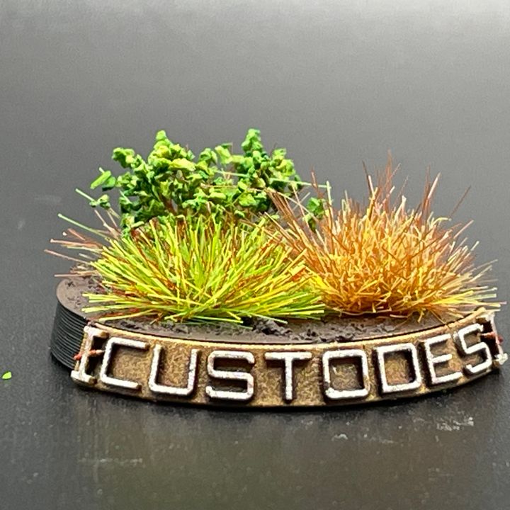 3D Printable Custodians / Custodes Style Name Plate Builder by ...