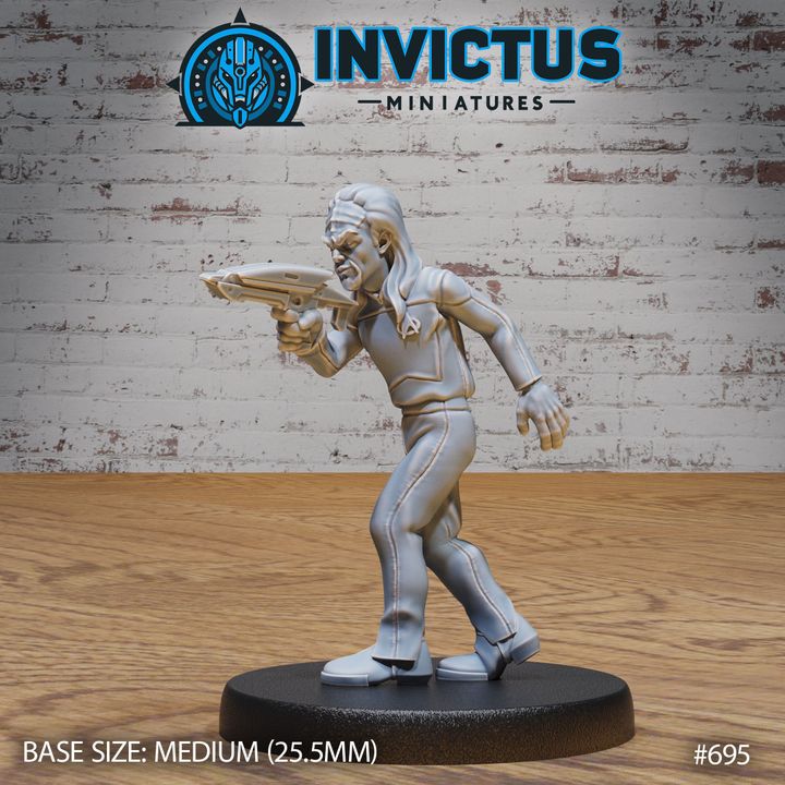 3D Printable Star Team Set / Space Soldier / Alien Ship Worker Crew ...