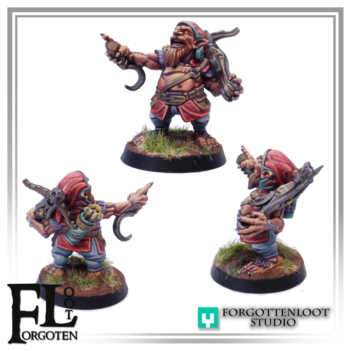 3D Printable Redcap clan Miniature Band by forgottenlootstudio