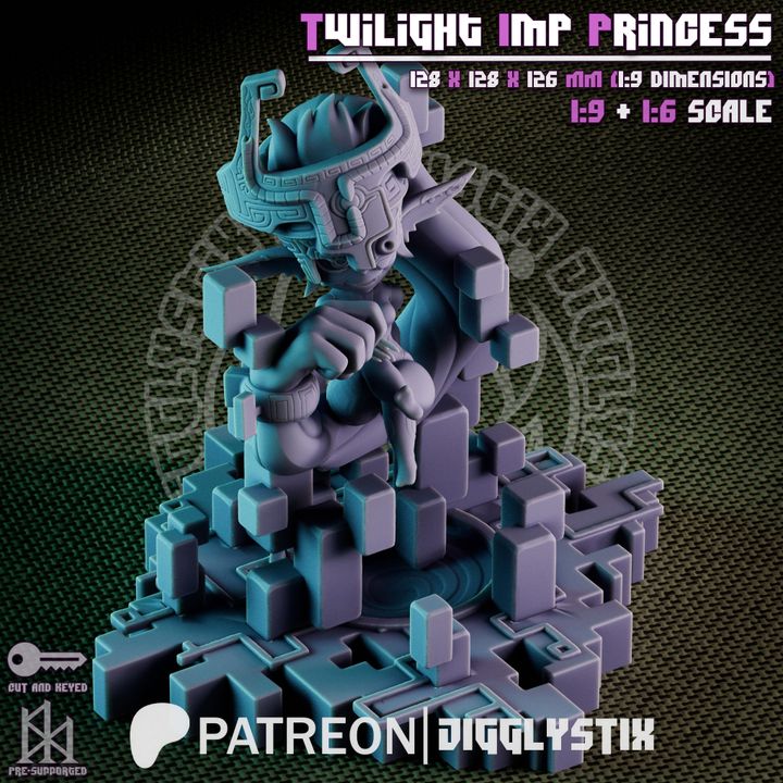 3D Printable Twilight Imp Princess by Jigglystix