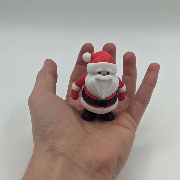 3D Printable Build a santa - Christmas Tree Decoration by Elias