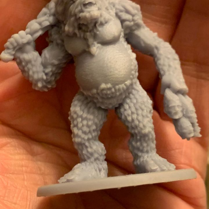 3D Printable Yeti by War in Christmas Village