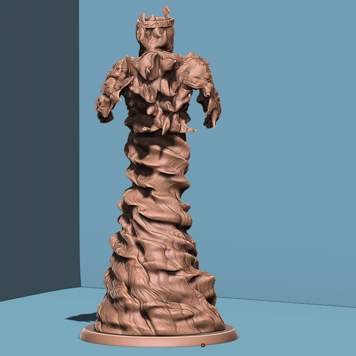3D Printable Fire Elemental Titan by Little Shop of Sigil