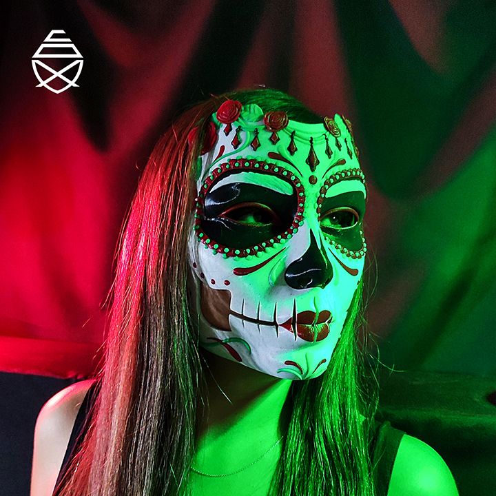 3D Printable Santa Catrina Mask by PipeCox