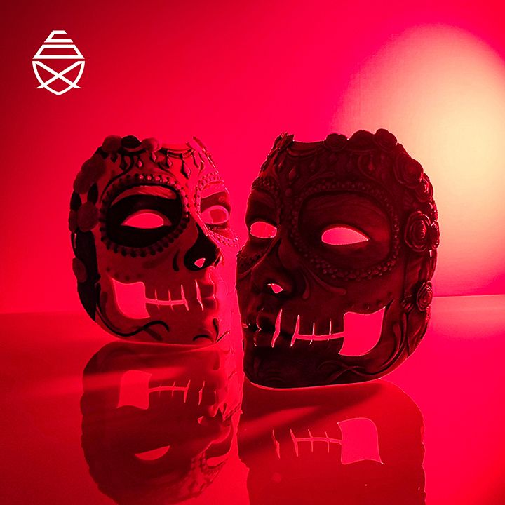 3D Printable Santa Catrina Mask by PipeCox