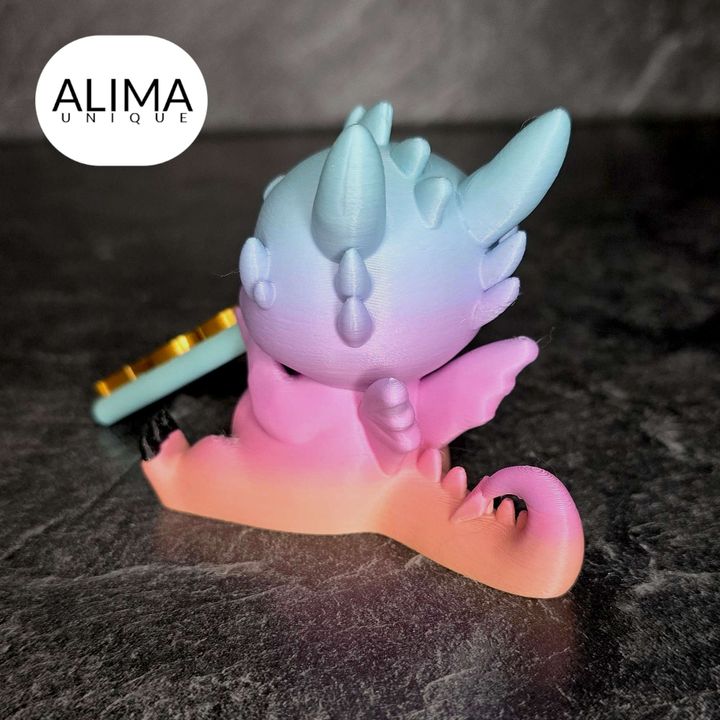3D Printable Hungry Baby Dragon by ALIMA UNIQUE DESIGNS