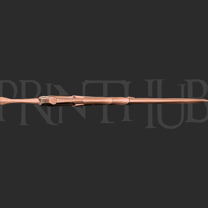 3D Printable Clarent - Mordred sword 3d print model by Printhub