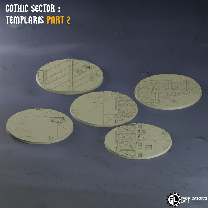 3D Printable 450 ROUND AND OVALE SCI-FI BASES 17 SIZES - Grimdark ...