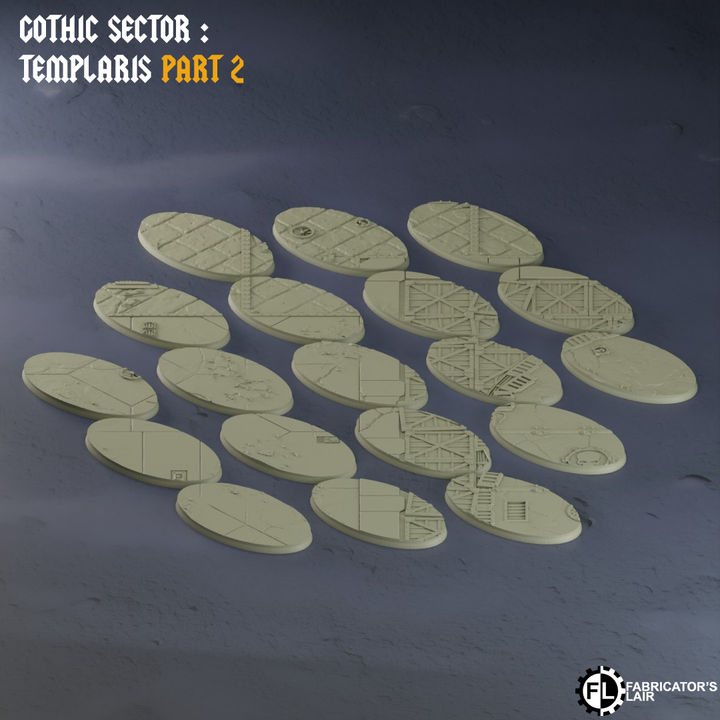3D Printable 450 ROUND AND OVALE SCI-FI BASES 17 SIZES - Grimdark ...