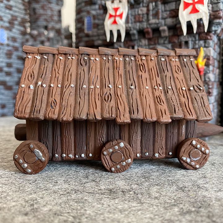 3D Printable Siege machine Medieval gate ram by ARTMARKEVYCH