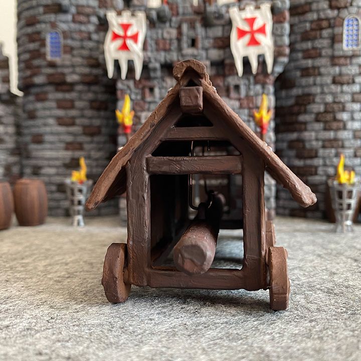 3D Printable Siege machine Medieval gate ram by ARTMARKEVYCH