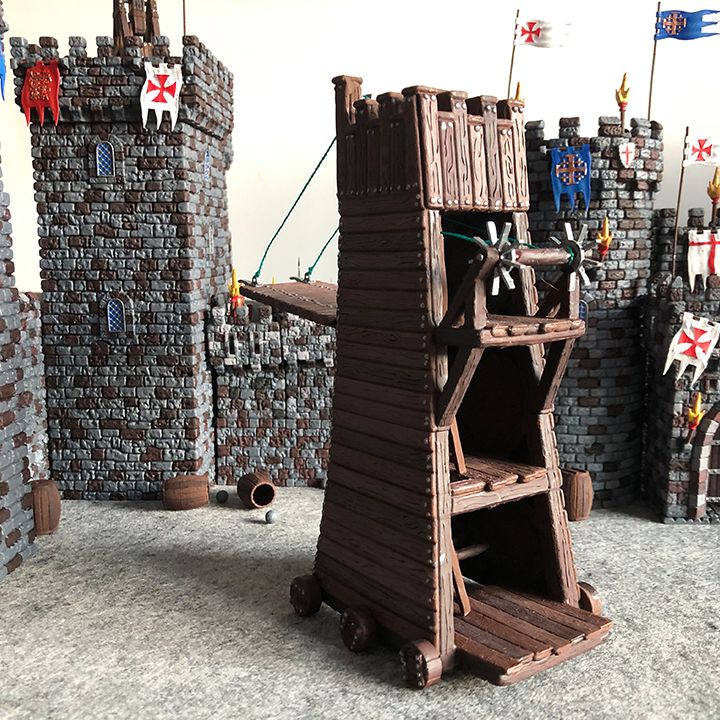 3D Printable Siege machine Tower by ARTMARKEVYCH