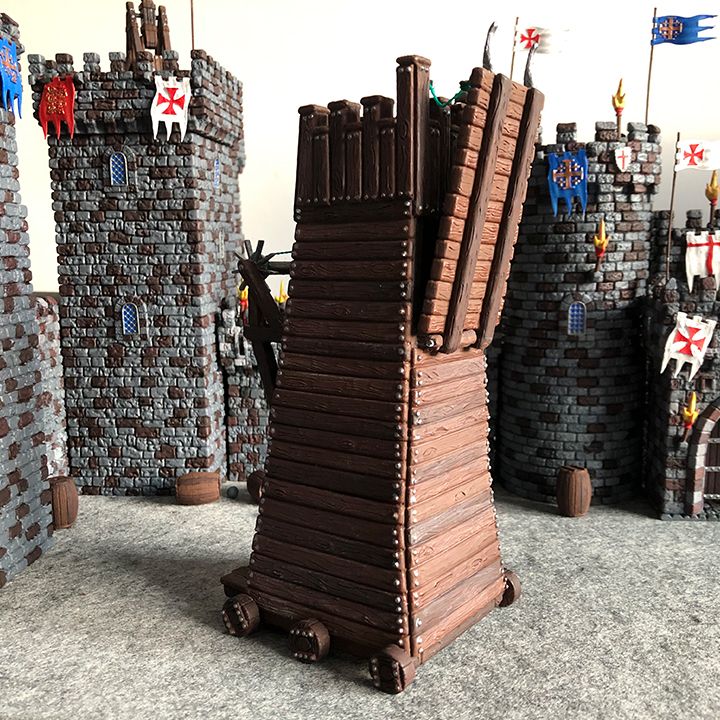 3D Printable Siege machine Tower by ARTMARKEVYCH