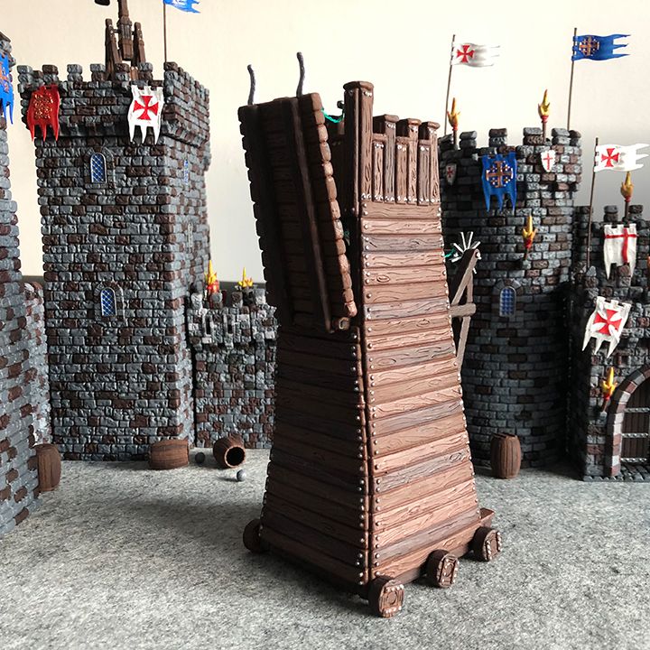 3D Printable Siege machine Tower by ARTMARKEVYCH