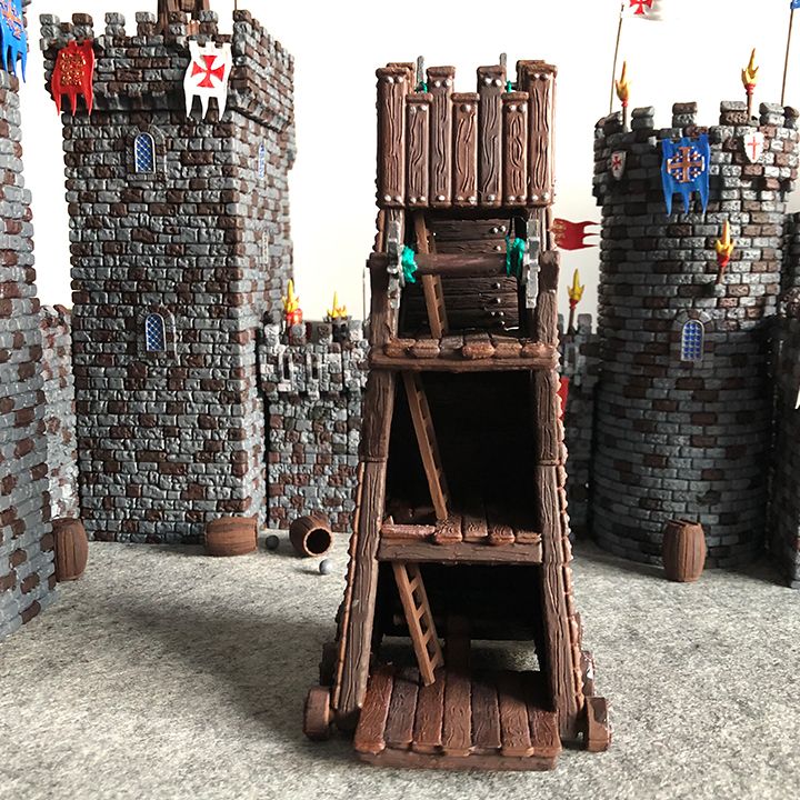 3D Printable Siege machine Tower by ARTMARKEVYCH