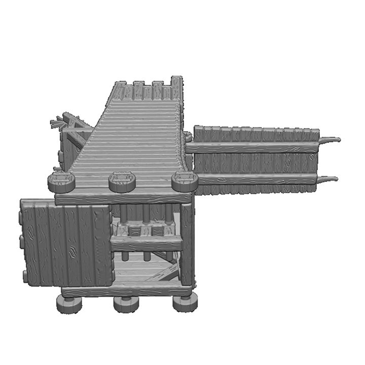 3D Printable Siege machine Tower by ARTMARKEVYCH