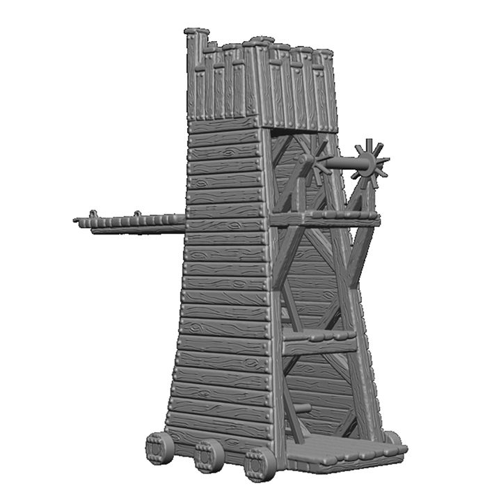 3D Printable Siege machine Tower by ARTMARKEVYCH