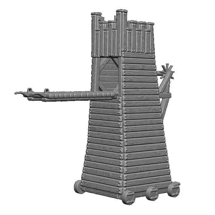 3D Printable Siege machine Tower by ARTMARKEVYCH