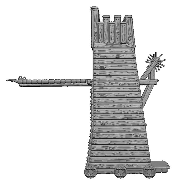 3D Printable Siege machine Tower by ARTMARKEVYCH