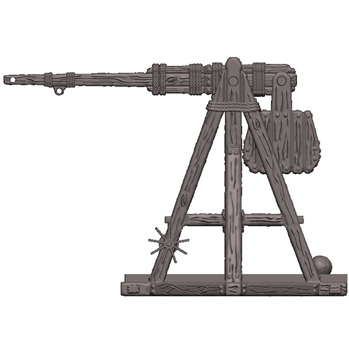3D Printable Siege machine Trebuchet by ARTMARKEVYCH