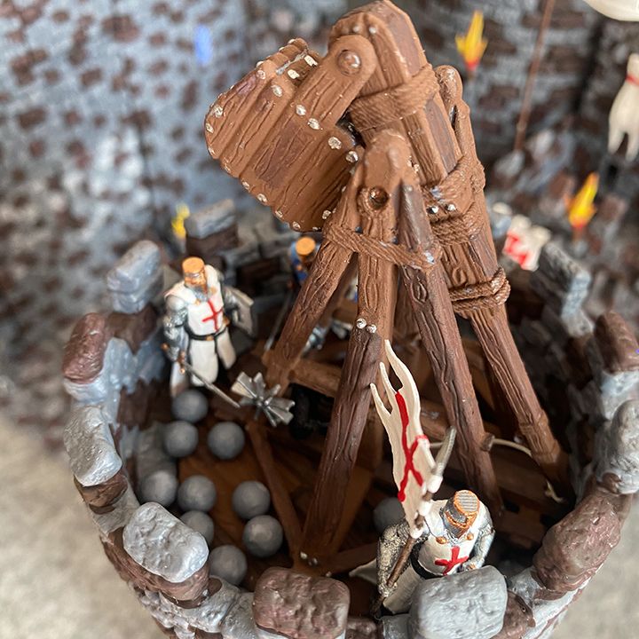 3D Printable Siege machine Trebuchet by ARTMARKEVYCH