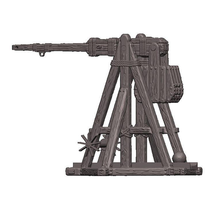 3D Printable Siege machine Trebuchet by ARTMARKEVYCH